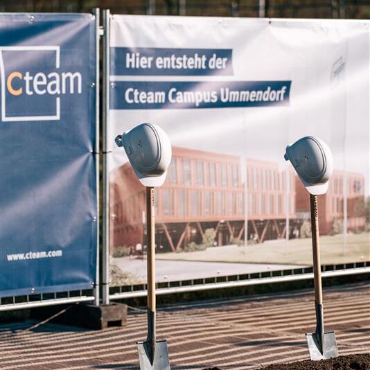 Spatenstich für den neuen Cteam-Campus in Ummendorf